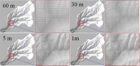 Lidar Derived Dem Data At Various Resolutions For Dcew Download