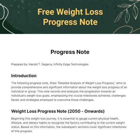 Weight Loss Nursing Note At Emma Rouse Blog