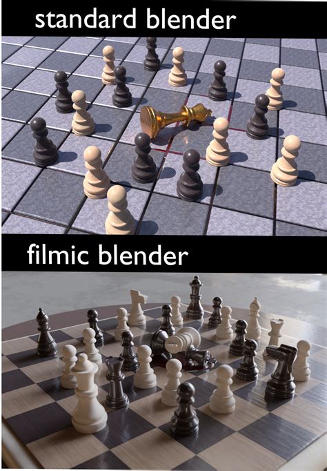 Filmic Blender Before And After The Improvement Is Amazing Blend File