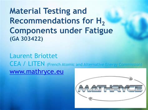 Pdf Material Testing And Recommendations For H2 … Id · Click To Add Title Material Testing