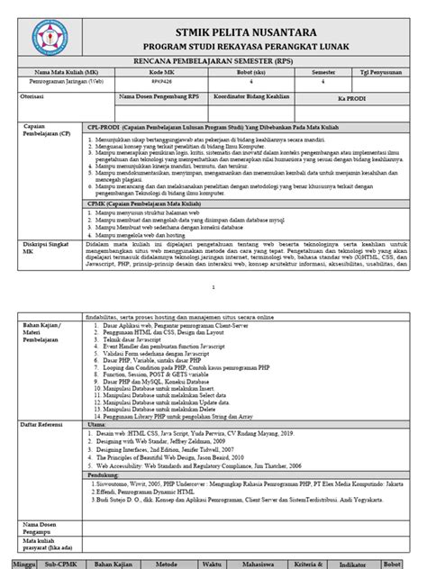 Pemrograman Jaringan Web Pdf