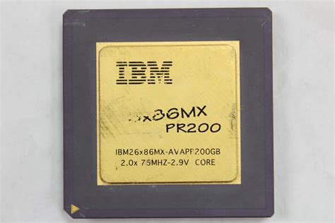 IBM Cyrix 6x86MX PR200 Clous