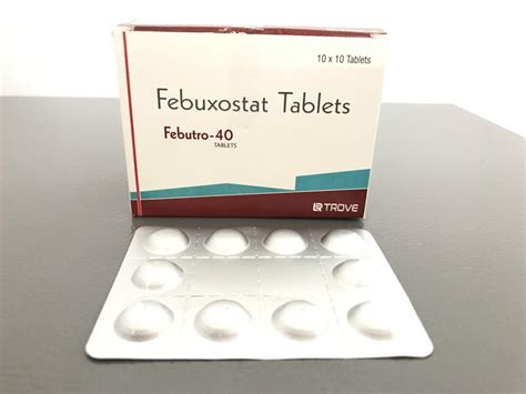 Febuxostat Tablets In Baddi फेबुक्सोस्टेट टैबलेट बद्दी Himachal Pradesh Get Latest Price