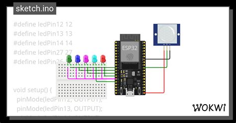 Lampu Nyala Mati Bella Wokwi Esp32 Stm32 Arduino Simulator