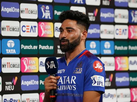 When I Woke Up Mohammed Siraj Wasnt To Play Vs Gt Then This