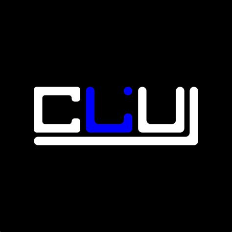 Clu Letter Logo Creative Design With Vector Graphic Clu Simple And