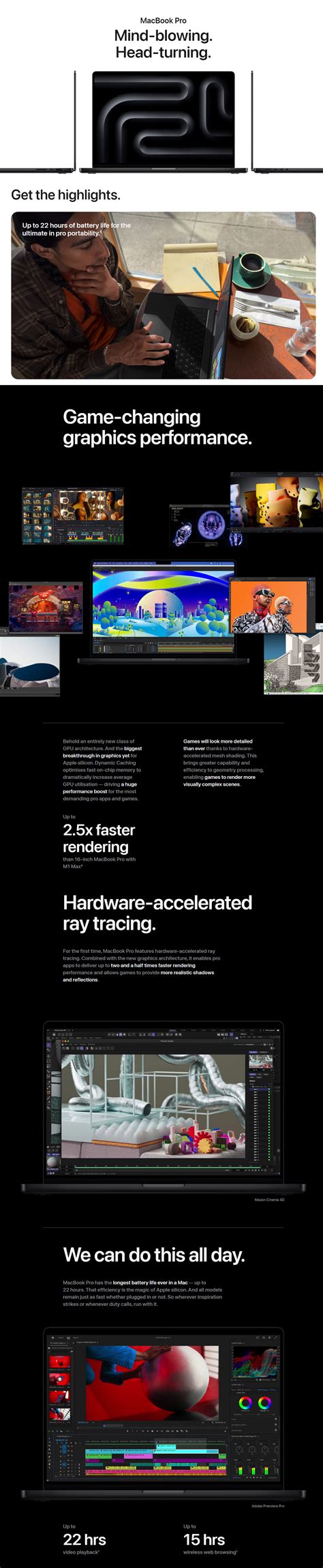 Apple 16in Macbook Pro Apple M3 Pro Chip 12 Core Cpu 18 Core Gpu 512gb Ssd 18gb Ram Silver