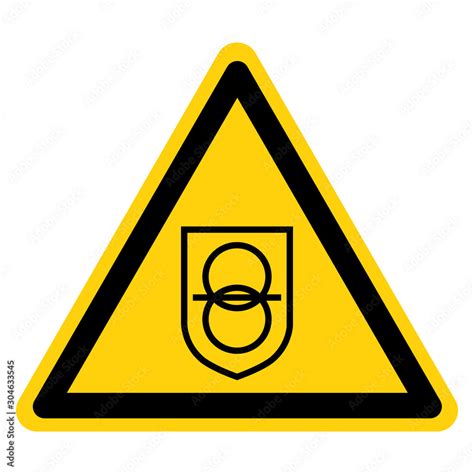 Warning Safety Isolating Transformer Symbol Sign Vector Illustration Isolate On White