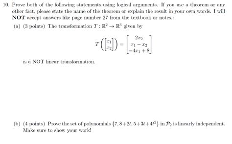 solved 10 prove both of the following statements using