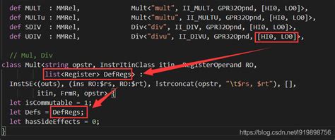 Llvm后端移植 Tablegen指令描述instruction类解读llvmmips后端指令td Csdn博客