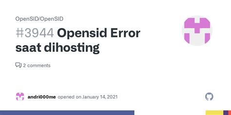 Opensid Error Saat Dihosting · Issue 3944 · Opensid Opensid · Github