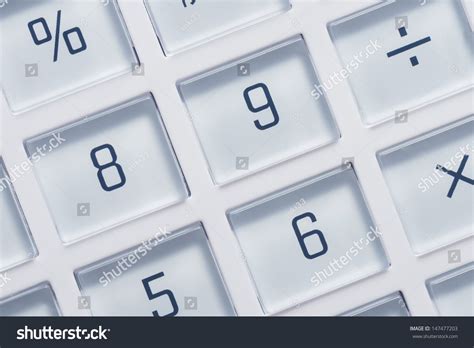 Calculator Buttons Close Up Shot Stock Photo 147477203 Shutterstock