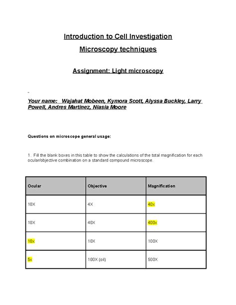 introduction to cell investigation introduction to cell investigation