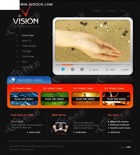 摄影图片网站模板源码素材免费下载红动中国