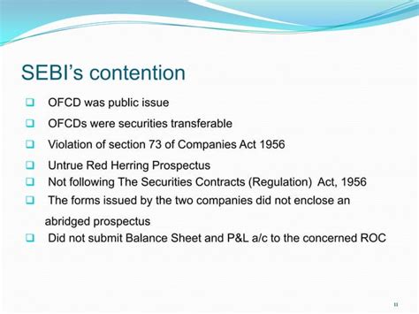 Sahara V S Sebi Case Analysis Law Point Of View PPTX Business Accounting Finance Business