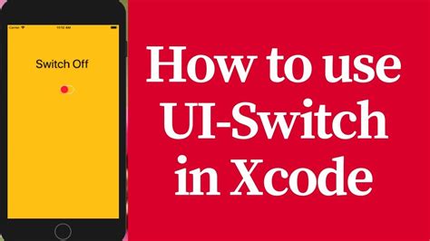 How To Use Uiswitch In Xcode Using Swift Youtube