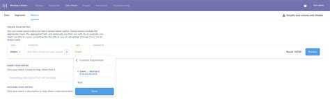 Custom Expression Aggregation In Metrics Does Not Work · Issue 22700 · Metabasemetabase · Github