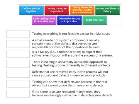 Match The Description To The Terms Match Up