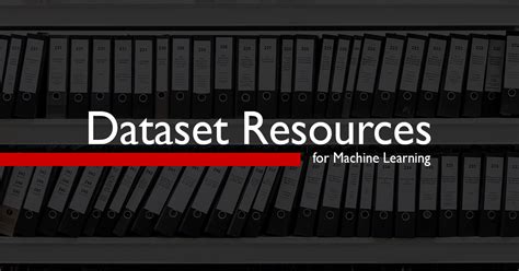 Dataset Resources For Machine Learning Coding For Entrepreneurs