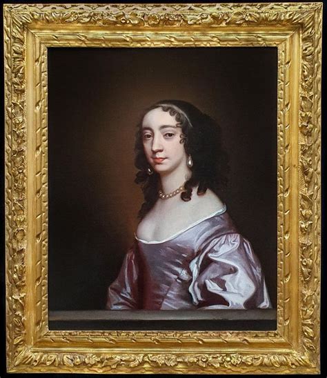 Portrait Of A Lady In A Mauve Silk Dress C1660 Manor House Provenance