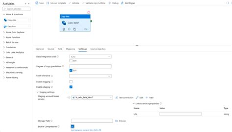 Azure Data Factory Staged Copy Azure Data Engineering