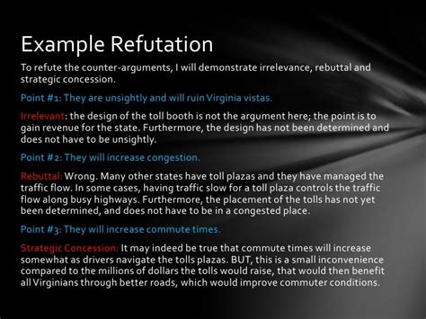 Refuting An Argument Or Counter Argument