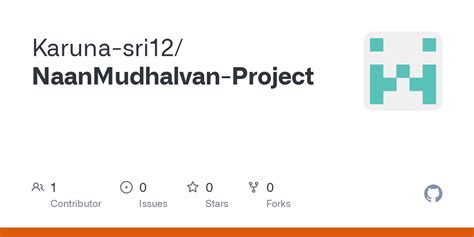 GitHub Karuna Sri NaanMudhalvan Project