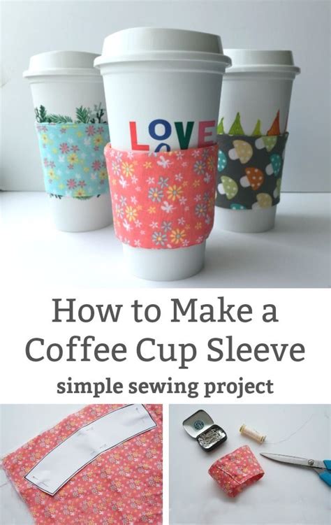 Diy Coffee Cup Sleeve How To Make A Reusable Coffee Sleeve Coffee