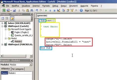 Masterexcelit Creare Macro Excel Macro Lezione 1