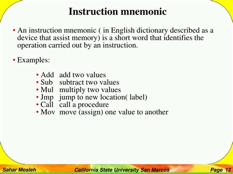 Ppt Introduction To Assembly Language Data Definition Reserve Words