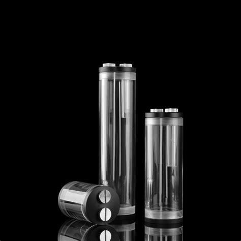 Syscooling Acrylic Watercooling Reservoir Mm Mm Mm With Black Color For Pc Water Cooling