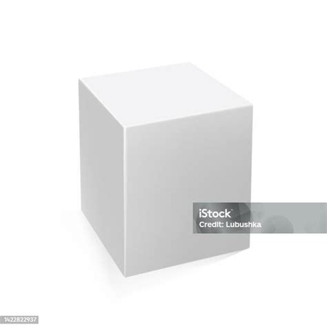 흰색 배경에 고립 된 3d 흰색 큐브 연단에 대한 스톡 벡터 아트 및 기타 이미지 연단 등측투영법 상자 Istock