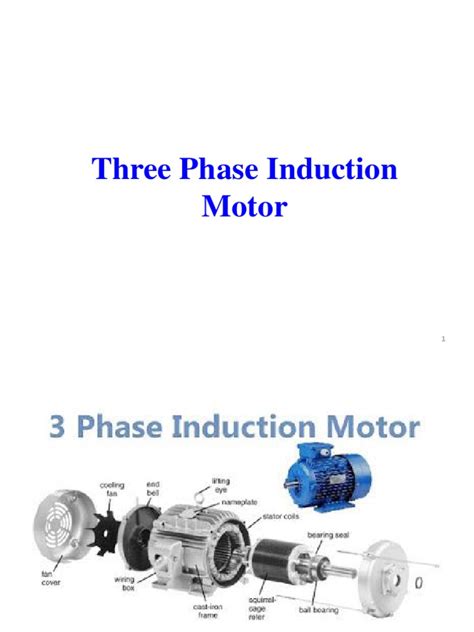 three phase induction motor pdf electric motor electromagnetic induction