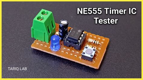 How To Make Ne555 Timer Ic Tester Youtube