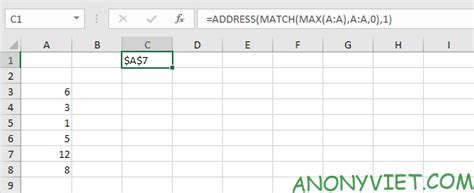 Lesson 130 How To Use The Address Function In Excel Anonyviet