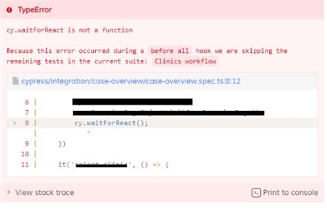 Cywaitforreact Is Not A Function · Issue 22 · Abhinaba Ghoshcypress
