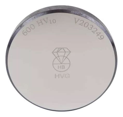Bloco Padrão Dureza Vickers Faixa 400 75 Hv Certificado Rbl Parcelamento Sem Juros