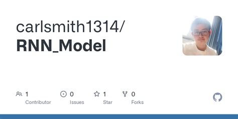 Github Carlsmith1314 Rnn Model