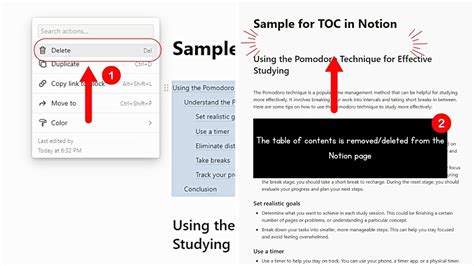 how to add table of contents in notion desktop and mobile