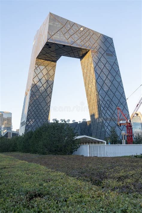 Cctv Headquarters Building In Beijing China Editorial Stock Image Image Of Cctv Metal 357792894