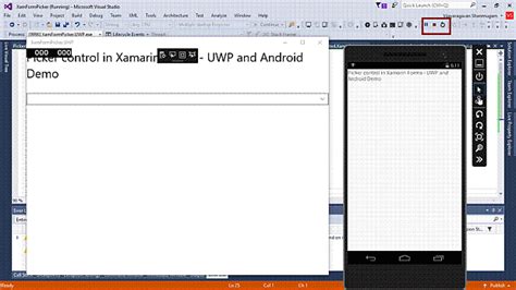 Picker Control In Xamarin Forms Application For Android And UWP