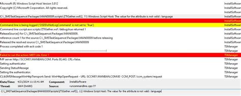 Troubleshoot Ts Issue The Value For The Attribute Is Not Valid Language