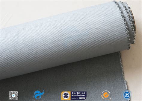 1600gsm 12mm Gray Silicone Coated Fiberglass Fabric For Flexible Joints