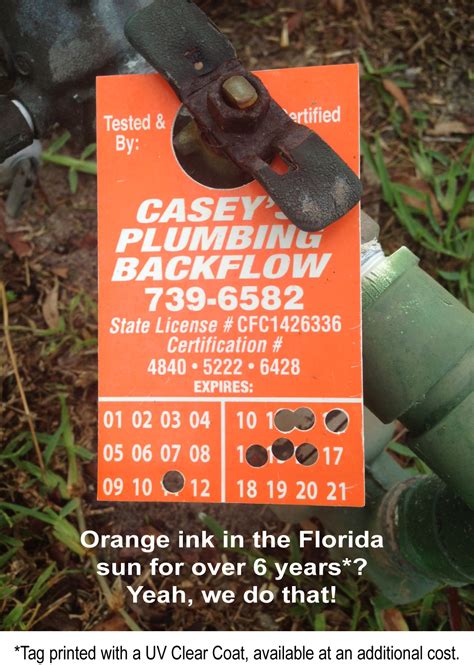 Backflow Inspection Tags FAQ Backflow Inspection Tags FAQ