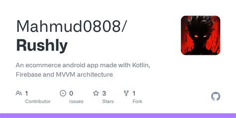 Github Mahmud0808rushly An Ecommerce Android App Made With Kotlin Firebase And Mvvm