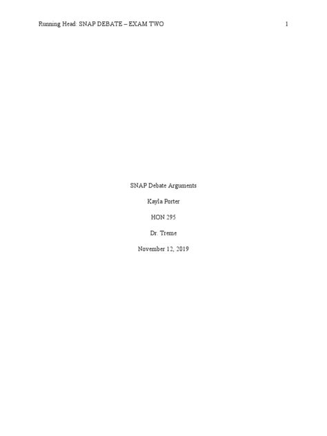 Snap Debate Arguments Exam Paper Pdf Cost Of Living Supplemental
