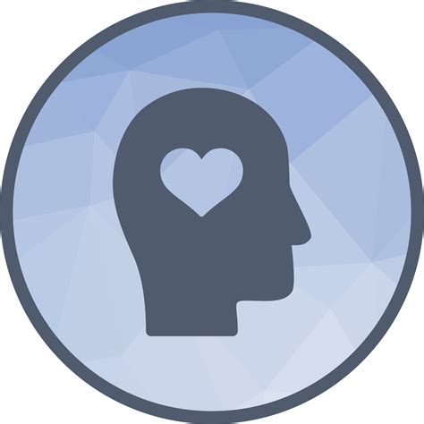 Emotional Intelligence Low Poly Background Icon 16669394 Vector Art At