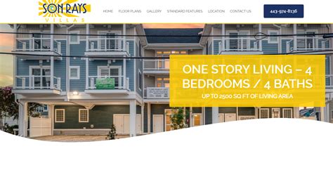 Adventure Web Interactive Website Launch Son Rays Villas