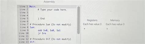 Given The Following C Program And The Mapping Of
