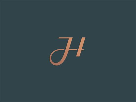 Jh Monogram Monogram Logo Design Logo Design Typo Logo Design
